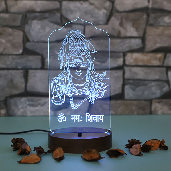 Send Lord Shiva Led Lamp Online Gifts | Doviko