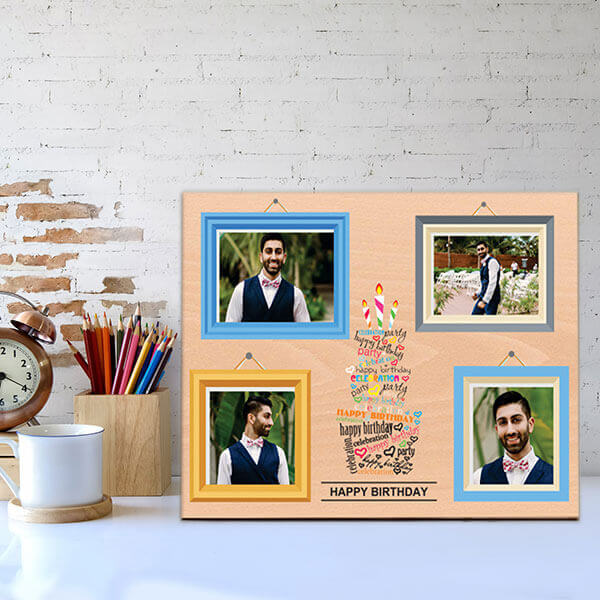 Send Personalized Wooden Birthday Frame Online Gifts | Doviko